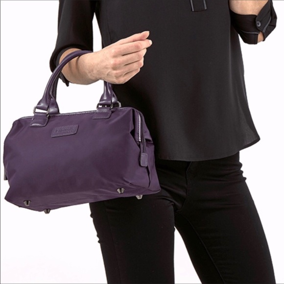 Lipault Paris | Bags | Lipault Paris Purple Lady Plume Bowling Bag S ...